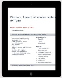 PatLib Centres – Inspire